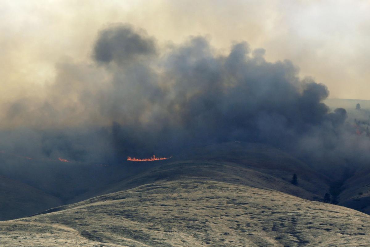 Evans Canyon fire spreads into Kittitas County, no homes or property ...
