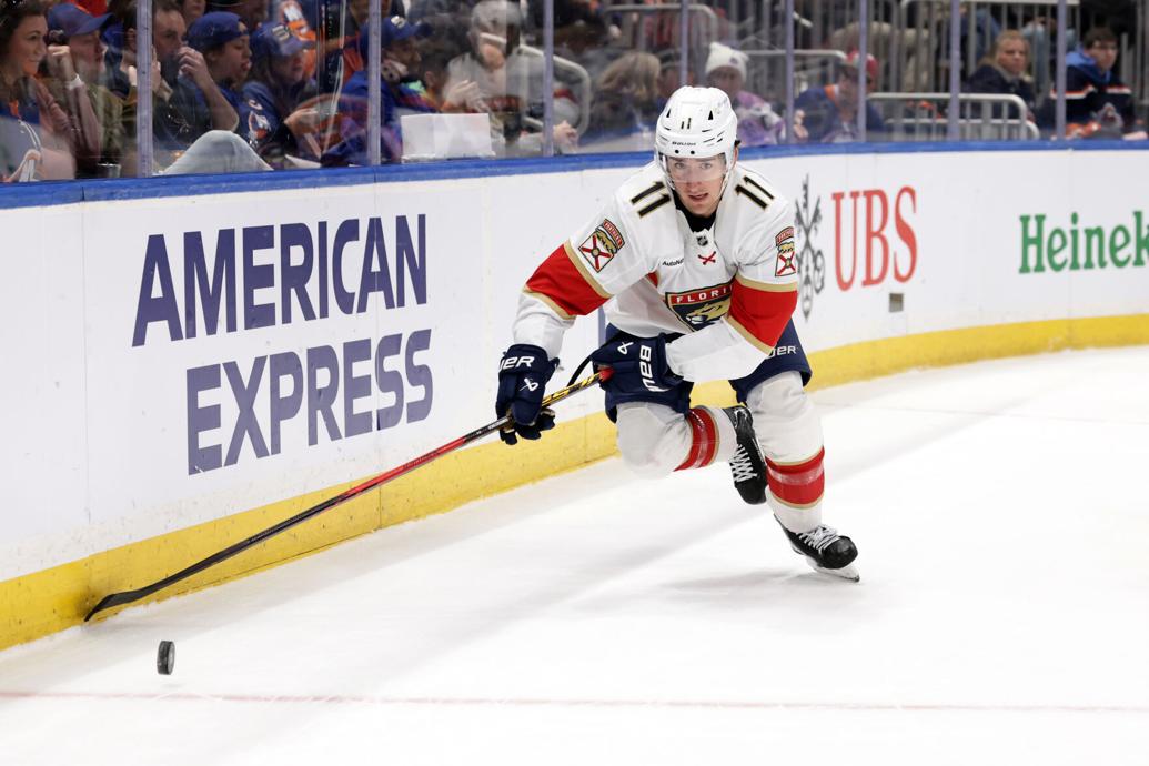 Kraken acquire Mackie Samoskevich from Panthers, re-sign Bobby McMann ...