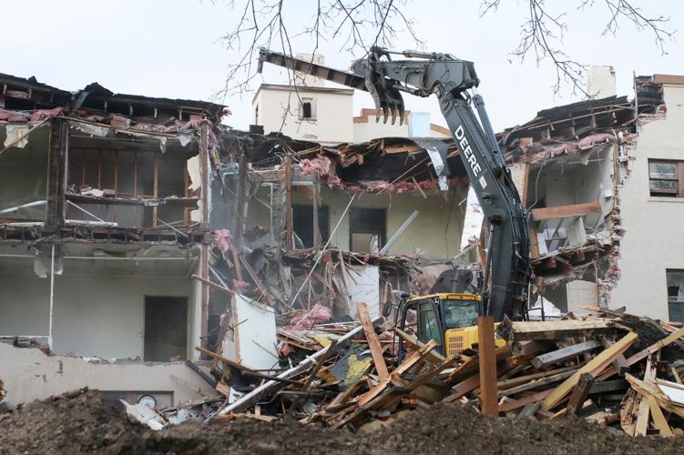 Old hospital building demolition | Photo Gallery | dailyrecordnews.com