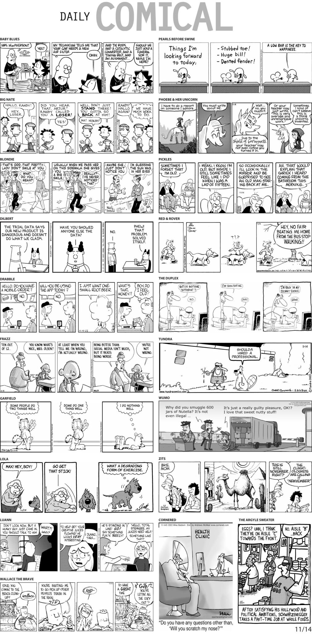 Comics 11/14 | All Access | dailyrecordnews.com