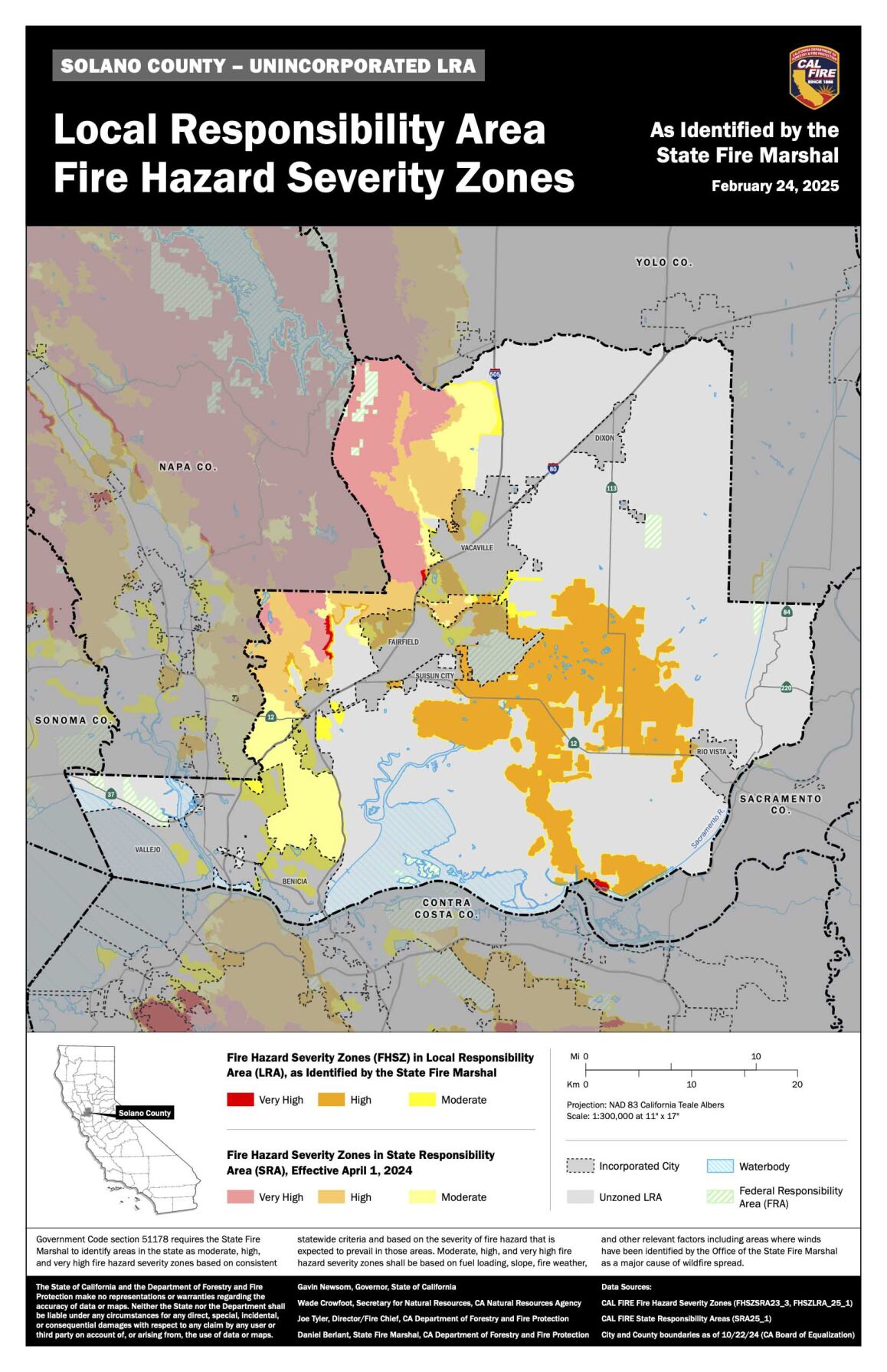 New Cal Fire maps show minimal hazard severity zones in the county ...