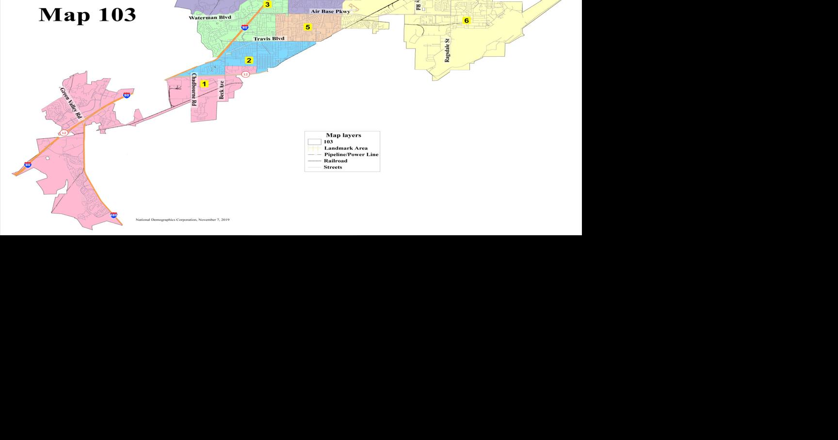 Fairfield council to set framework of 6-district election map ...