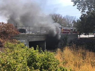 Suisun firefighters stamp out encampment fire | Suisun City ...