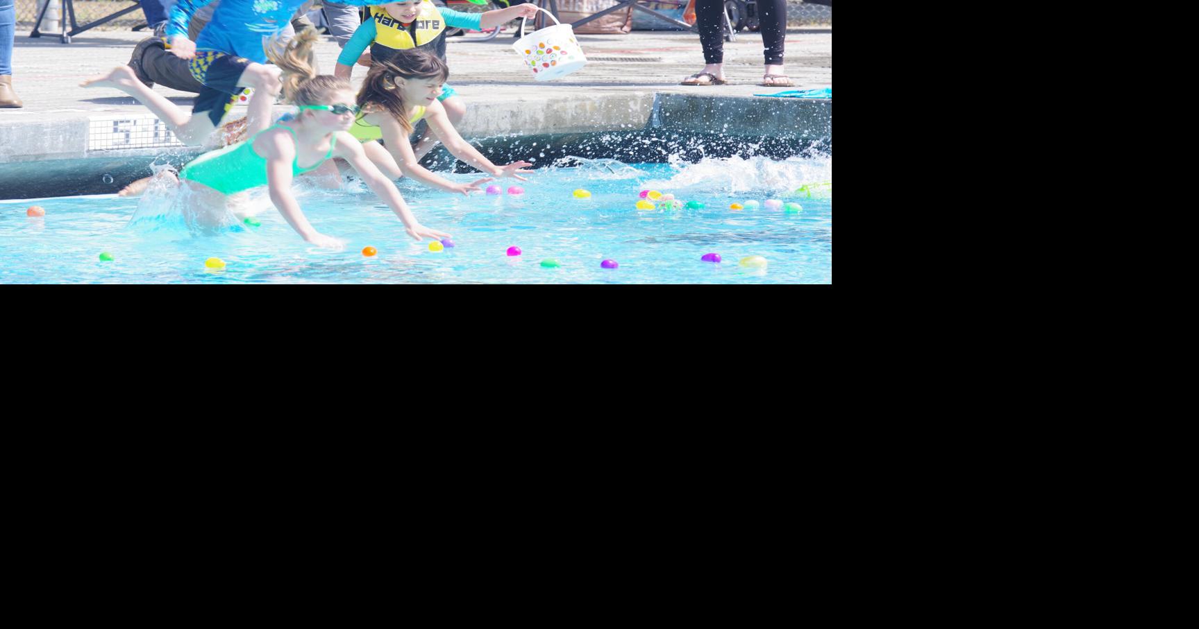 Children dive for Easter eggs at city pool in Vacaville | Vacaville ...