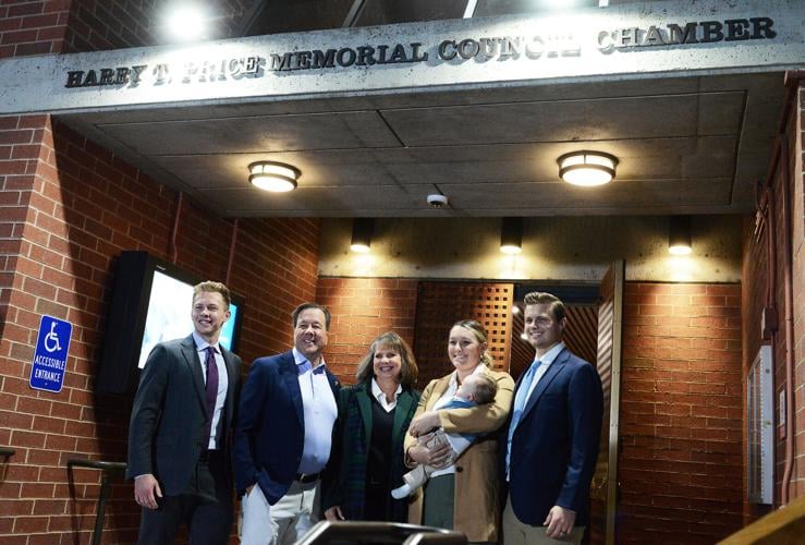 Harry T. Price Memorial Council Chamber unveiled in honor of late mayor ...