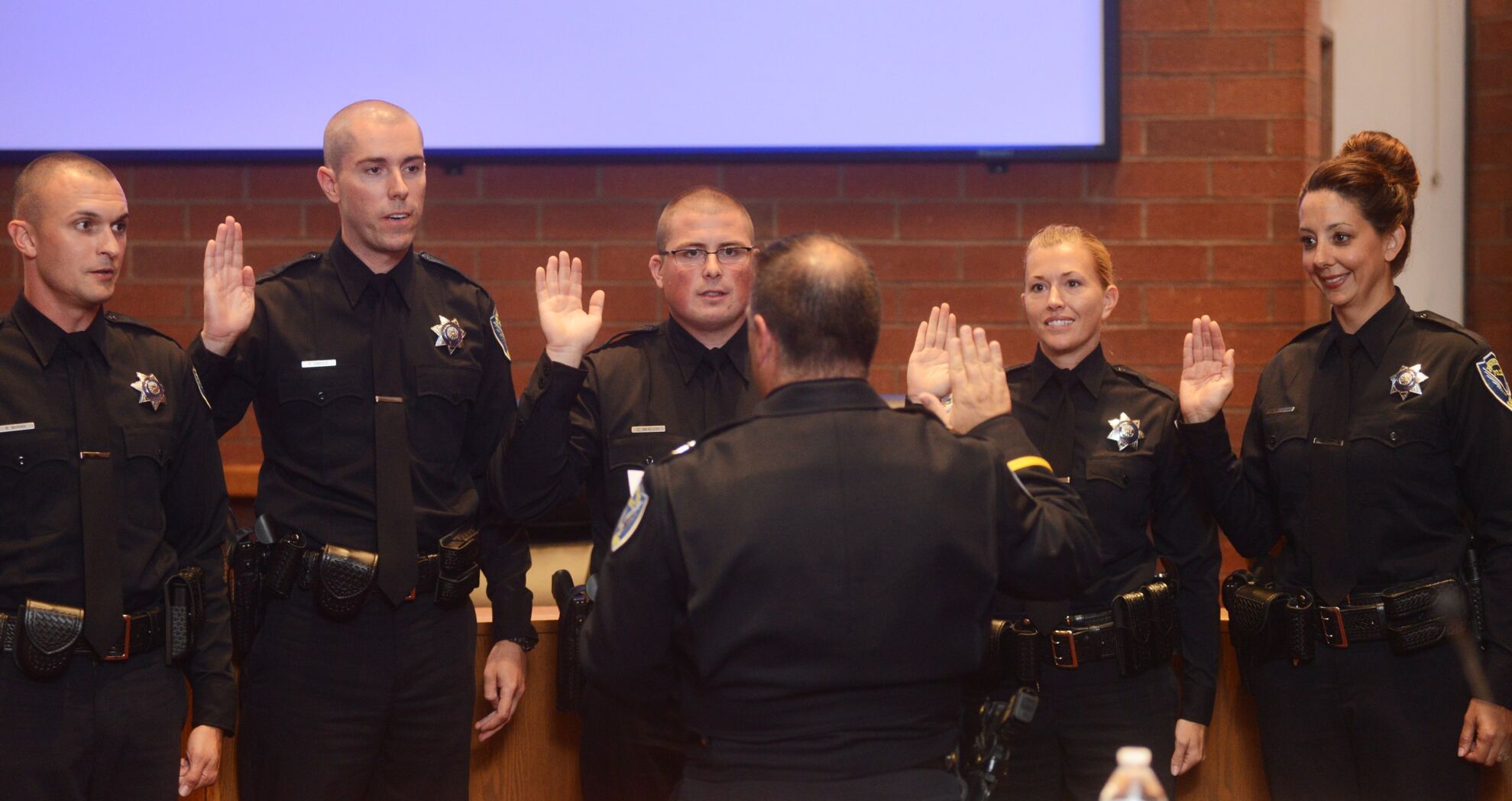 Fairfield swears in 5 new police officers | Fairfield | dailyrepublic.com