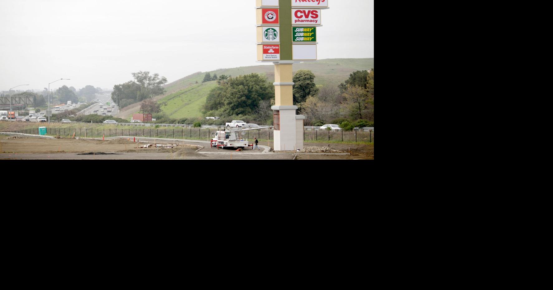 Freeway advertising sign goes up in north Fairfield | Solano Business ...