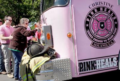 Pink fire truck, 'Christine,' has a new home | News | dailyrepublic.com