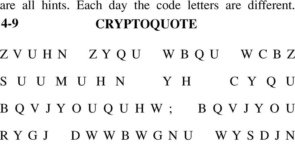 Cryptoquote Diversions Dailyrepublic Cryptoquote Diversions Dailyrepublic