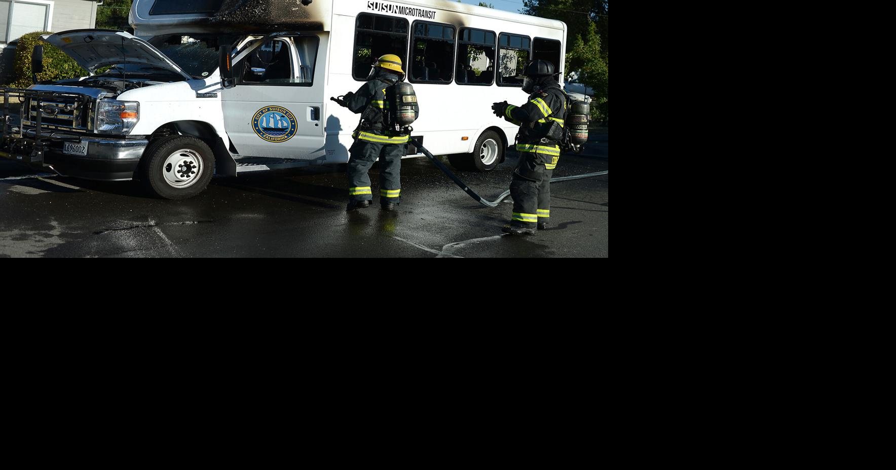 Suisun Microtransit bus catches fire | | dailyrepublic.com