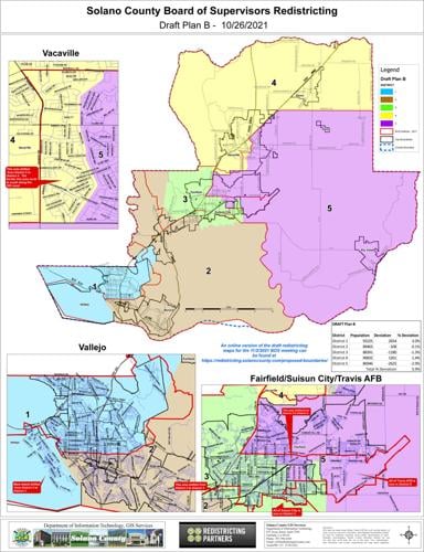 Solano County releases draft district boundary maps | Benicia-Vallejo ...