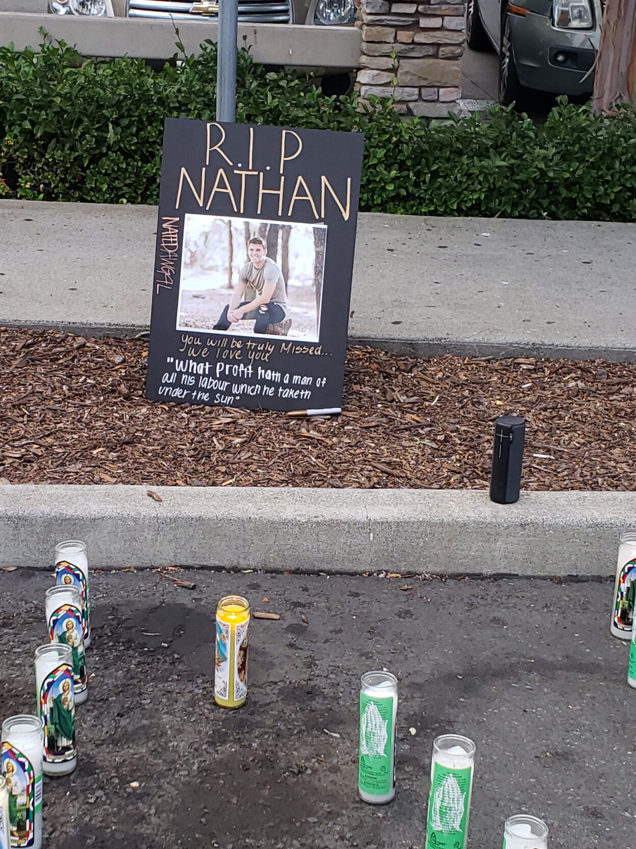 Vigil for slain Fairfield teen draws friends to parking lot where he ...