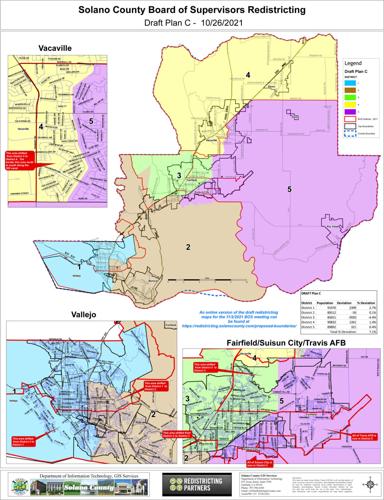 Solano County releases draft district boundary maps | Benicia-Vallejo ...