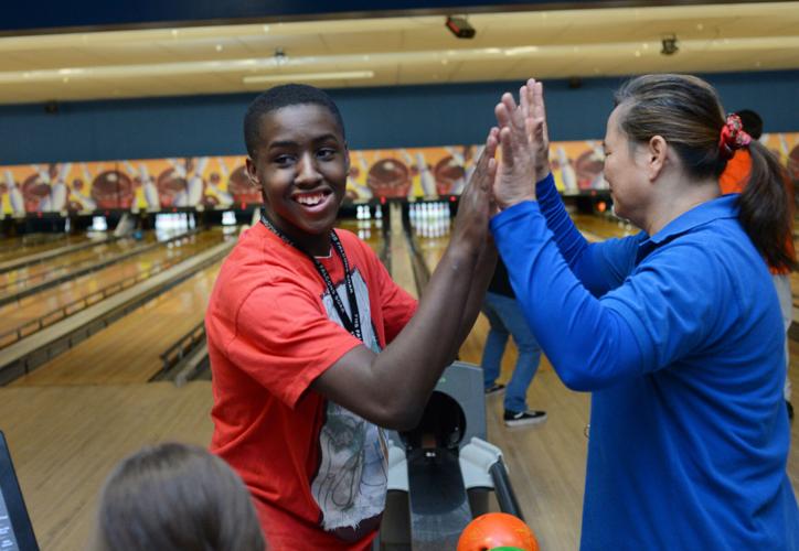 Adapted physical education students bowl for joy, thanks to Joy ...