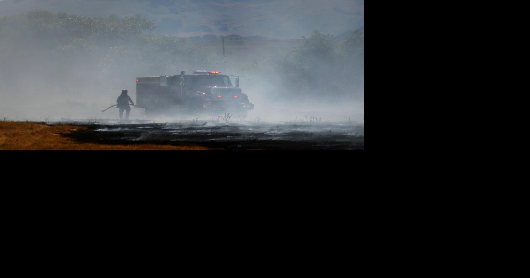 Crews converge of rural Fairfield grass fire | Solano County ...