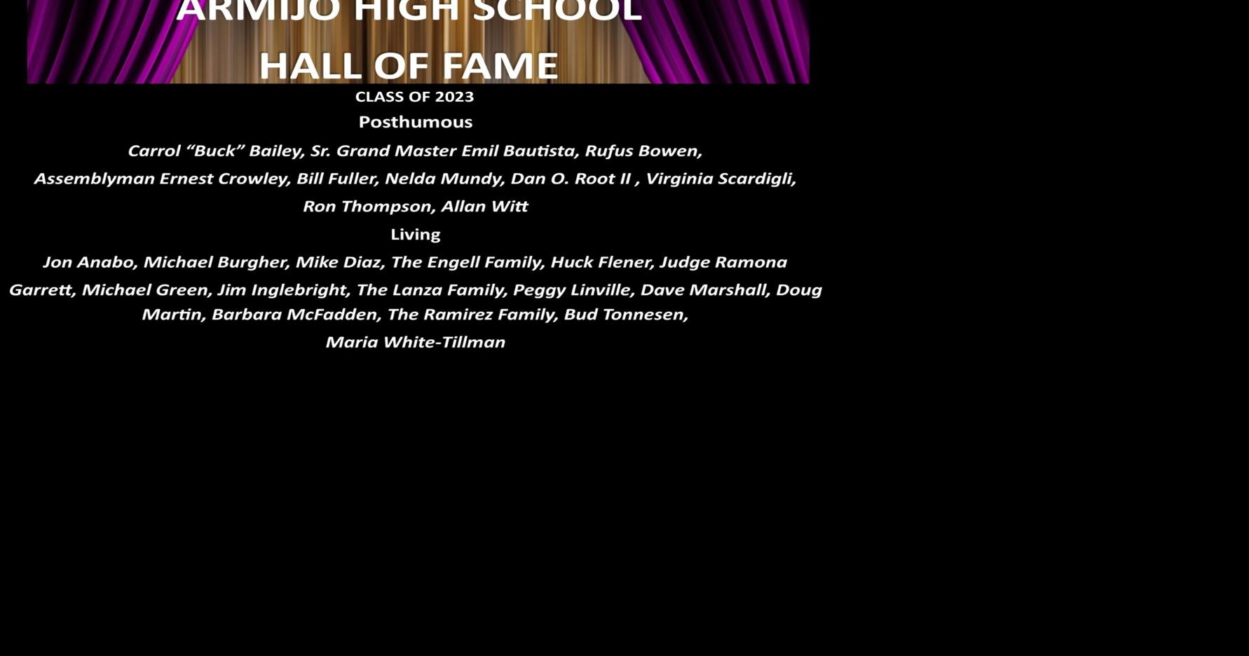 The Armijo High School Hall of Fame is back | Community News & Views ...