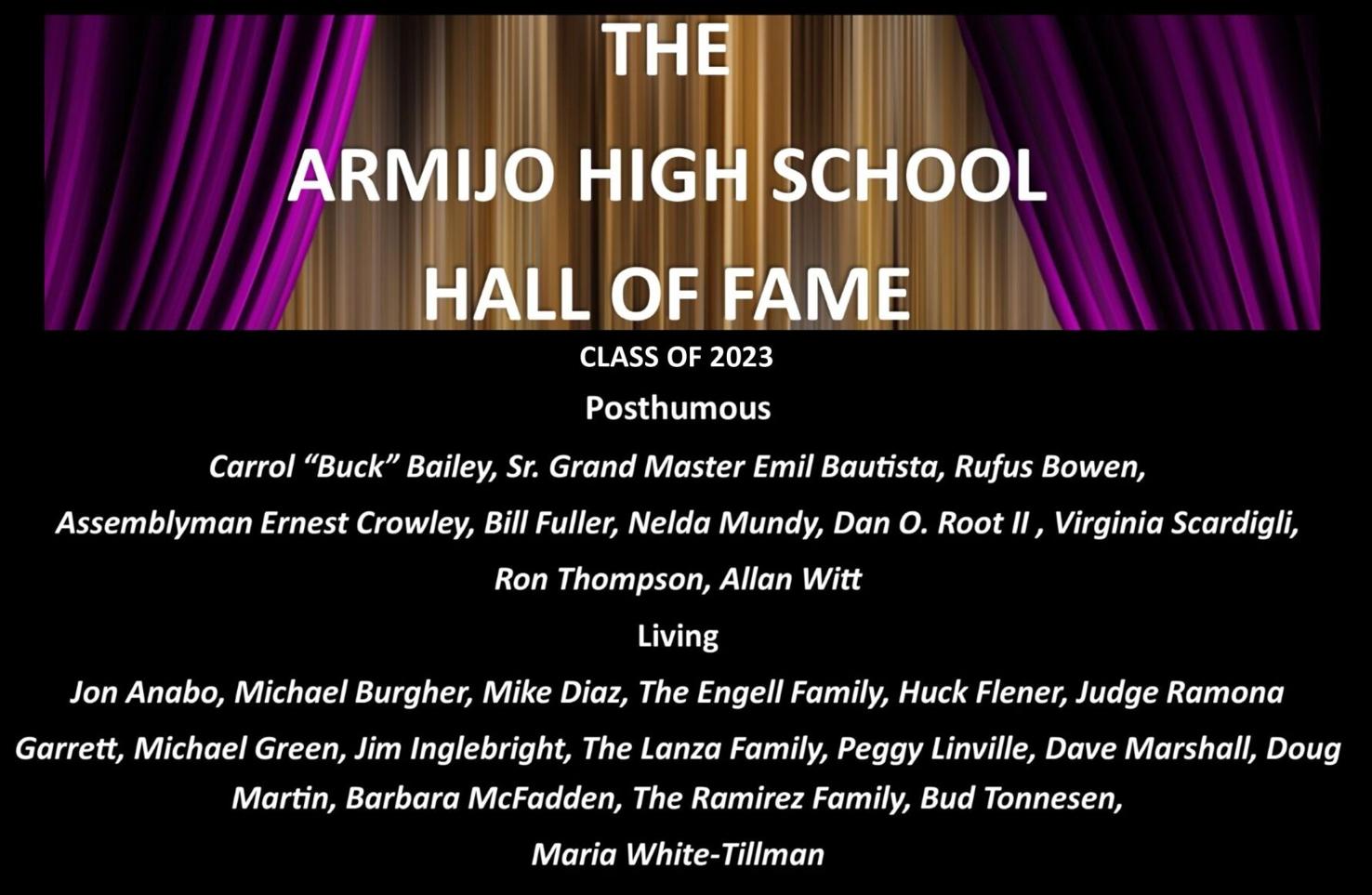 The Armijo High School Hall of Fame is back | Community News & Views ...