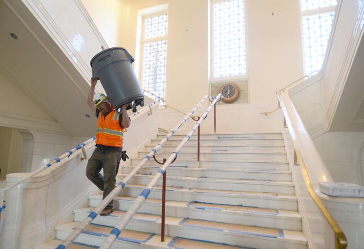 Photos: Workers finishing historic courthouse renovation | News ...