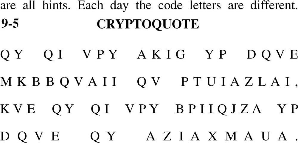 Cryptoquote Diversions Dailyrepublic cryptoquote-diversions-dailyrepublic