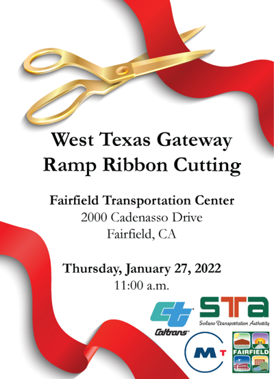 City Alert: West Texas Street Off-Ramp Ribbon Cutting Ceremony ...