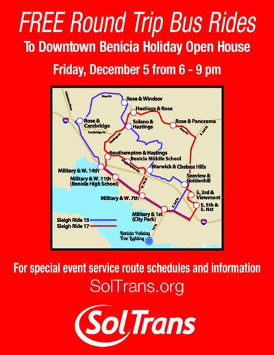 SolTrans offers free shuttle service for Benicia Holiday Open House ...