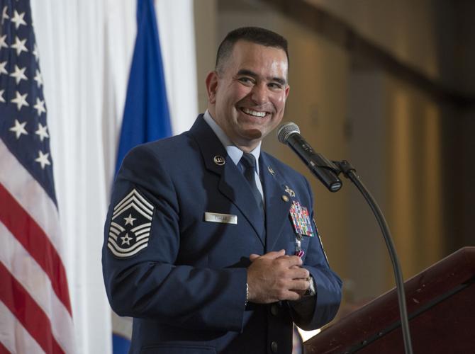 Photos: Veterans Day, Air Force Base retired Chief Master Sgt. John ...