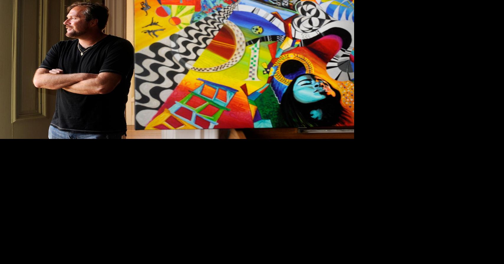 Michael Zwick loves to paint bright colors and circles | Movies-TV-Arts ...