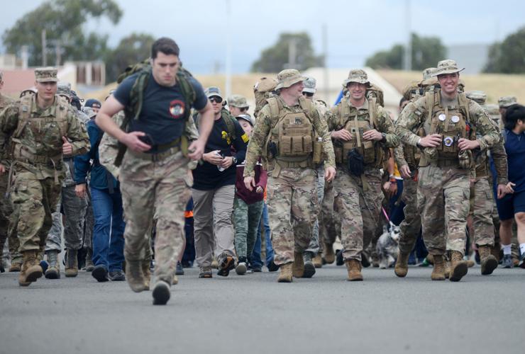 Ruck March participants carry weight to honor Gold Star Families ...