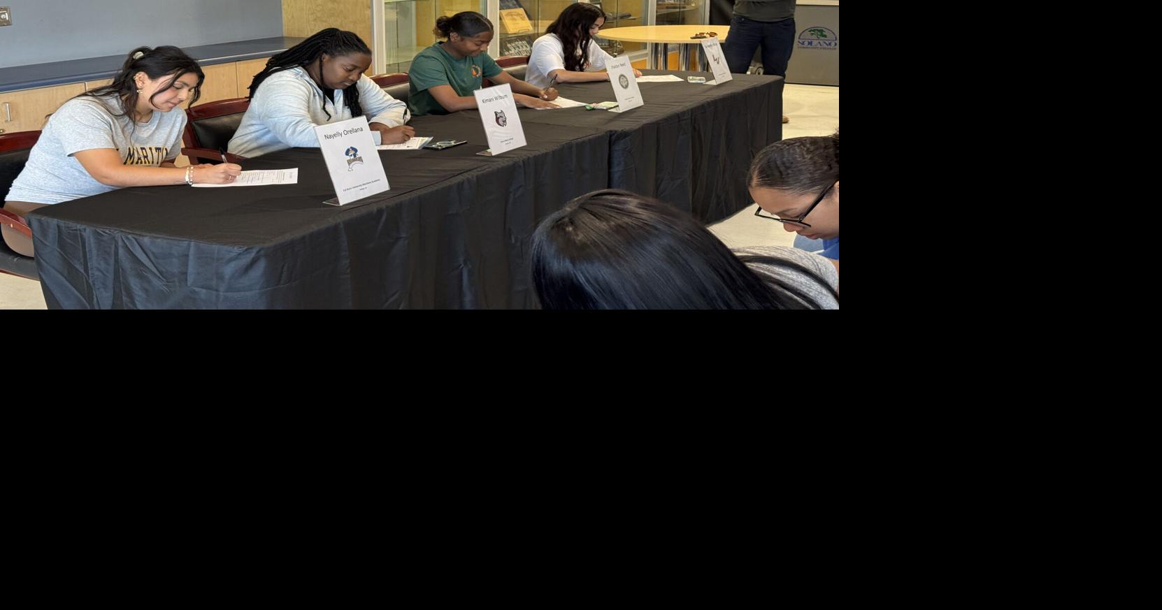 Four Solano College student-athletes sign with 4-year programs | Solano ...