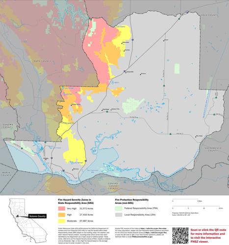 State’s new fire severity zones show higher threats in Solano ...