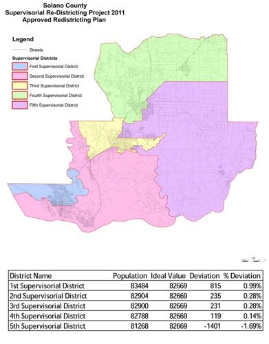Solano County supervisor district maps now final | News | dailyrepublic.com