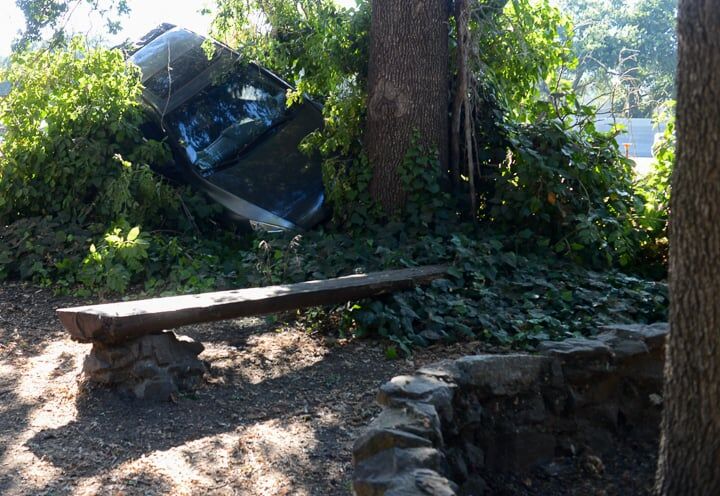 Multiple-vehicle accident launches car into tree | Solano County ...