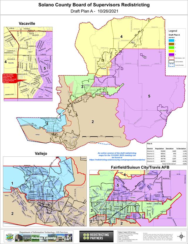 Solano County releases draft district boundary maps | Benicia-Vallejo ...