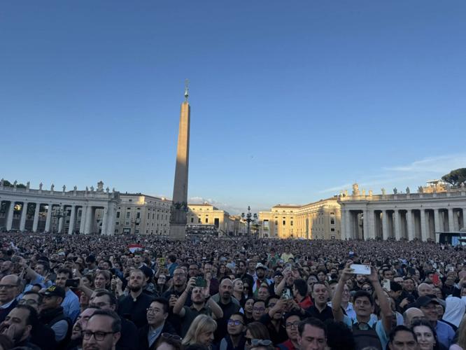 Former Fairfield residents at St. Peter's Square when history was made ...