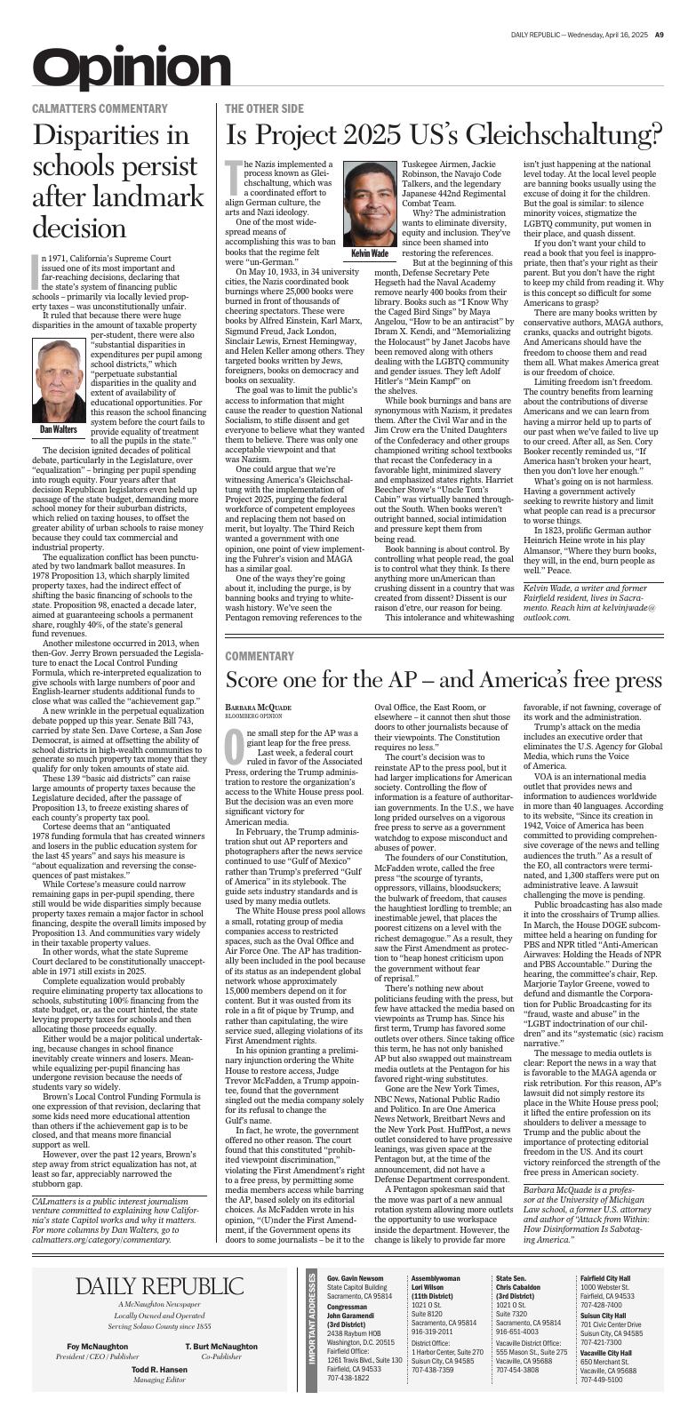 Page A09 | Print Edition | dailyrepublic.com