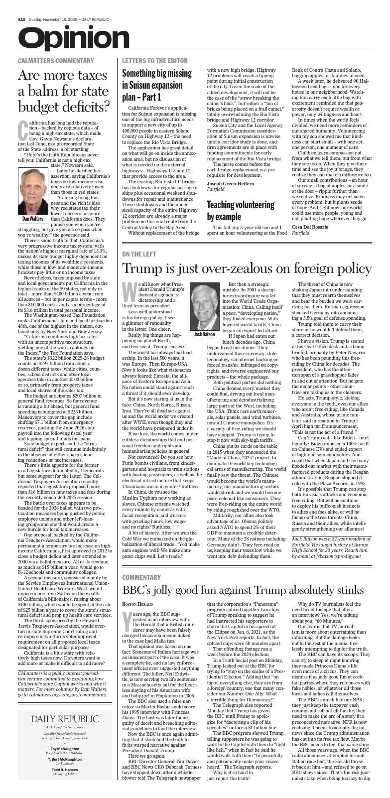 Page A10 | Print Edition | dailyrepublic.com