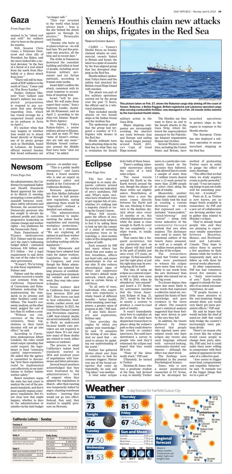 Page A09 | Print Edition | dailyrepublic.com