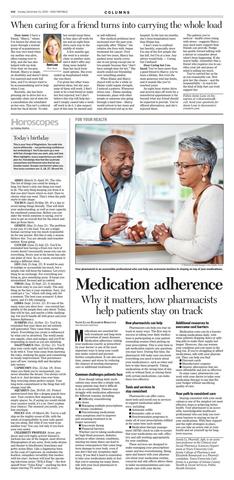 Page A10 | Print Edition | dailyrepublic.com