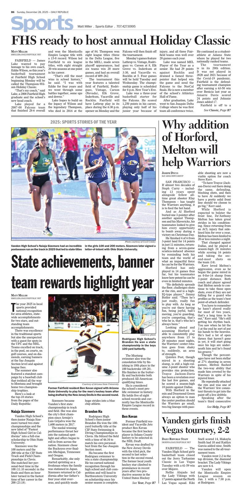 Page B06 | Print Edition | dailyrepublic.com
