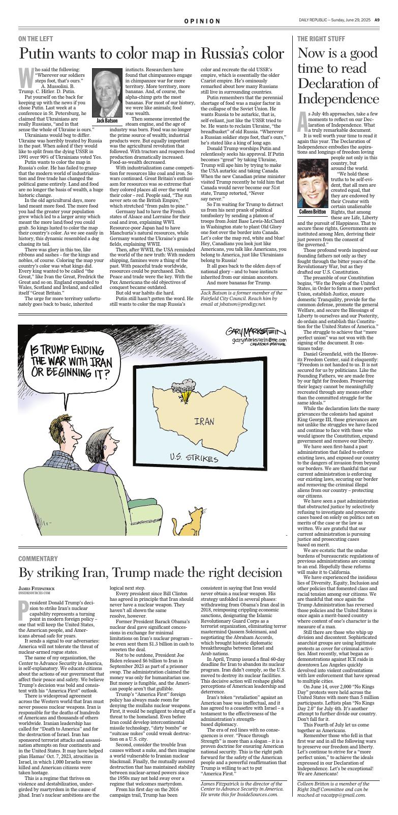 Page A09 | Print Edition | dailyrepublic.com
