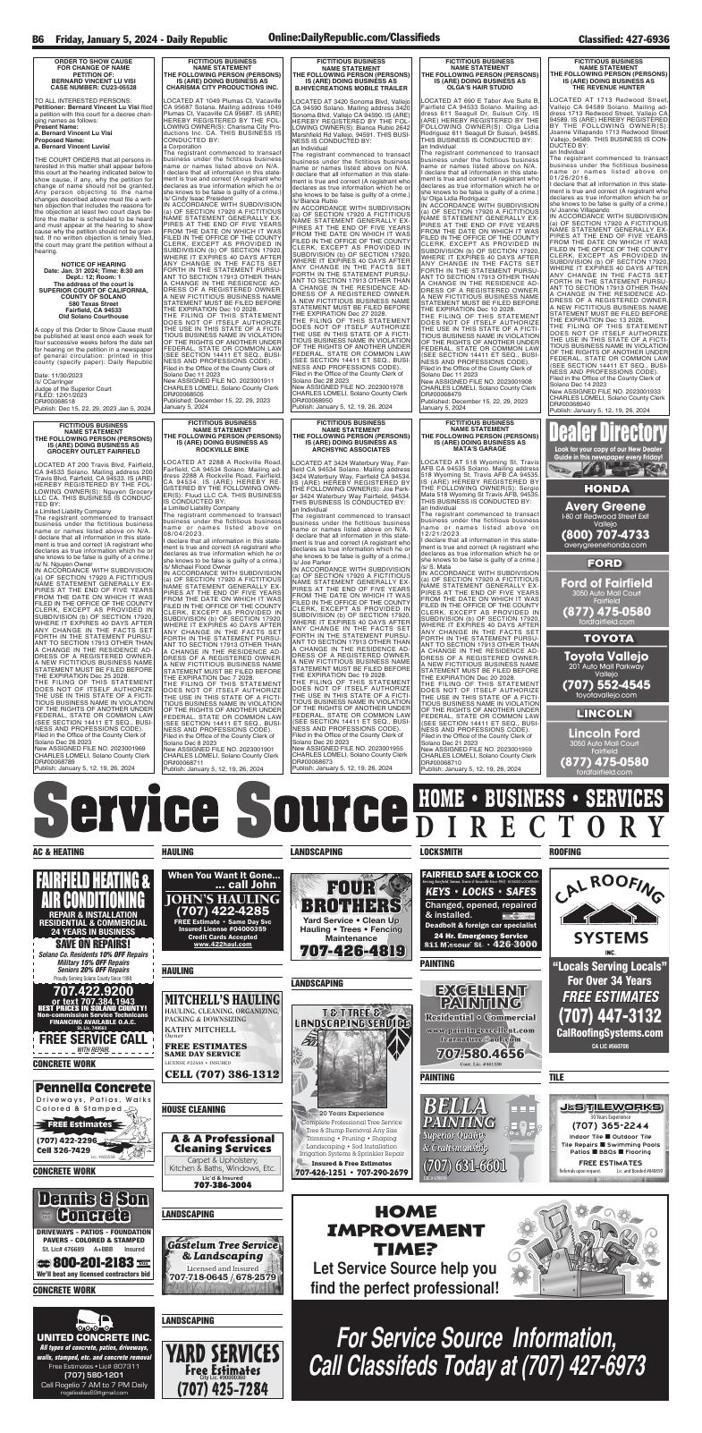 Page B06 | Print Edition | dailyrepublic.com