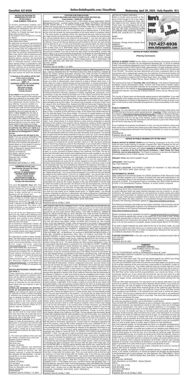 Page B11 | Print Edition | dailyrepublic.com