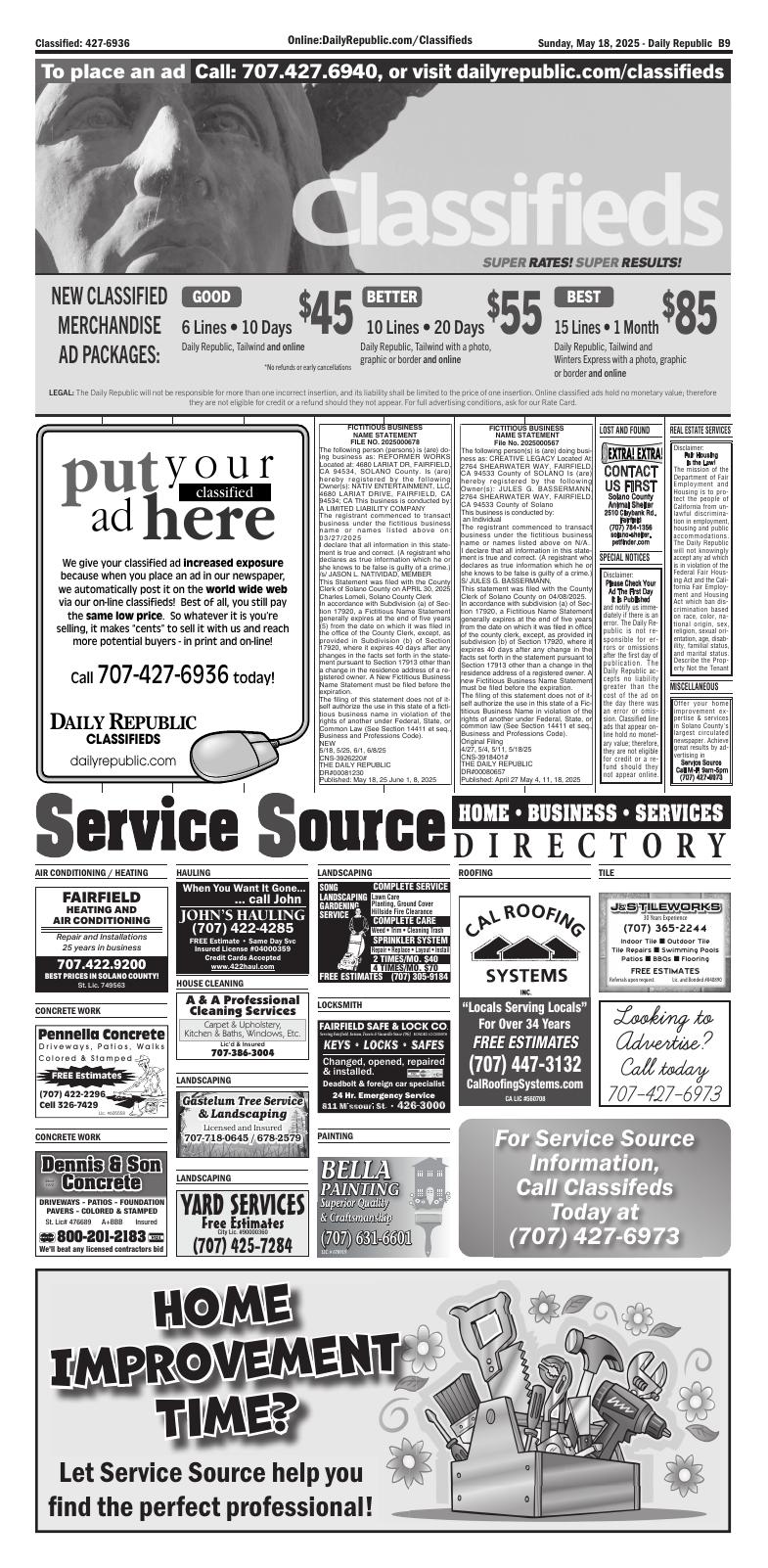 Page B09 | Print Edition | dailyrepublic.com