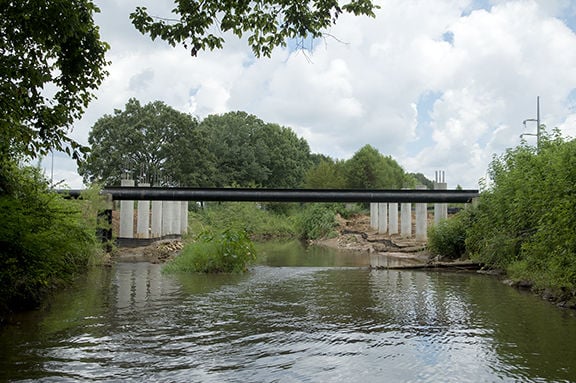 Here for support: Bridge pylons settling in | Local News ...