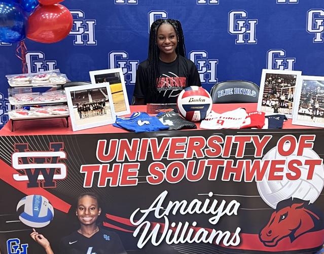 Williams signs with University of the Southwest Friday | Sports ...