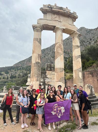 SFA students go abroad to explore history and architecture in Greece ...