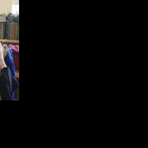 Dr. Ashley Risner helps children with albinism with their vision during ...