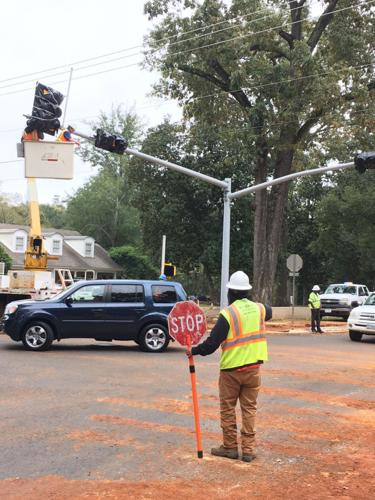traffic light installation