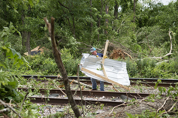 Storm damage in Garrison, Texas, on Friday, May 12, 2017. | Photo ...