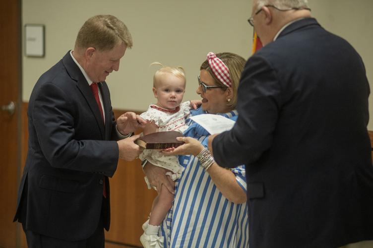 Chris Bentley sworn in as county judge as Greg Sowell retires | Social ...